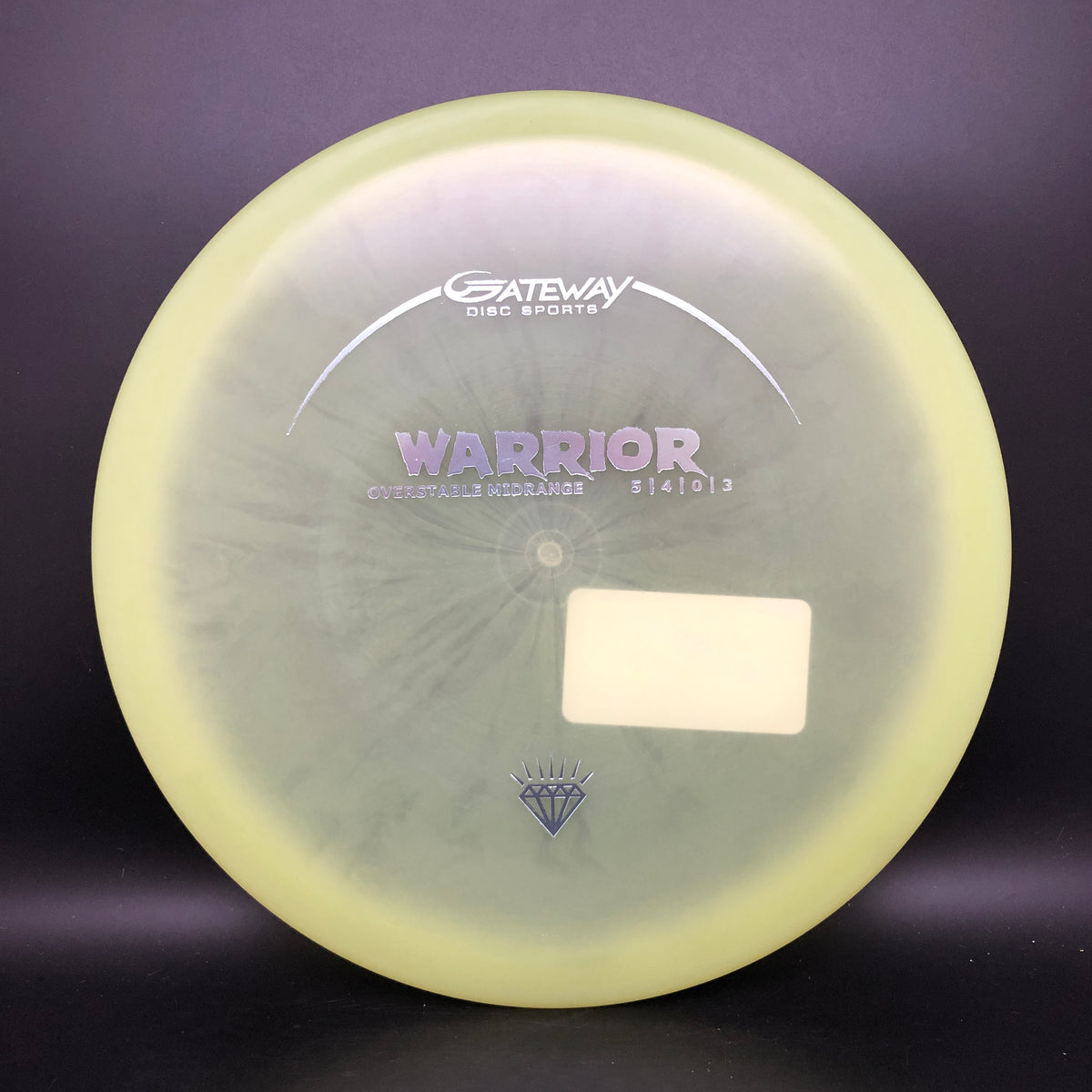 Gateway Hyper Diamond Glow Warrior - word stamp – Maverick Disc Golf