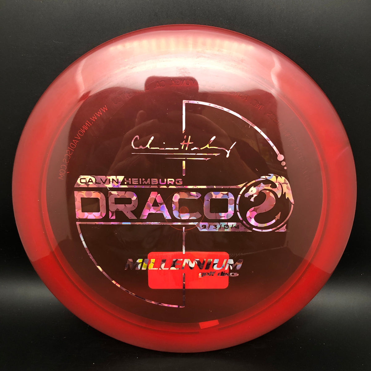 Millennium Quantum Draco Calvin Heimburg sign – Maverick Disc Golf