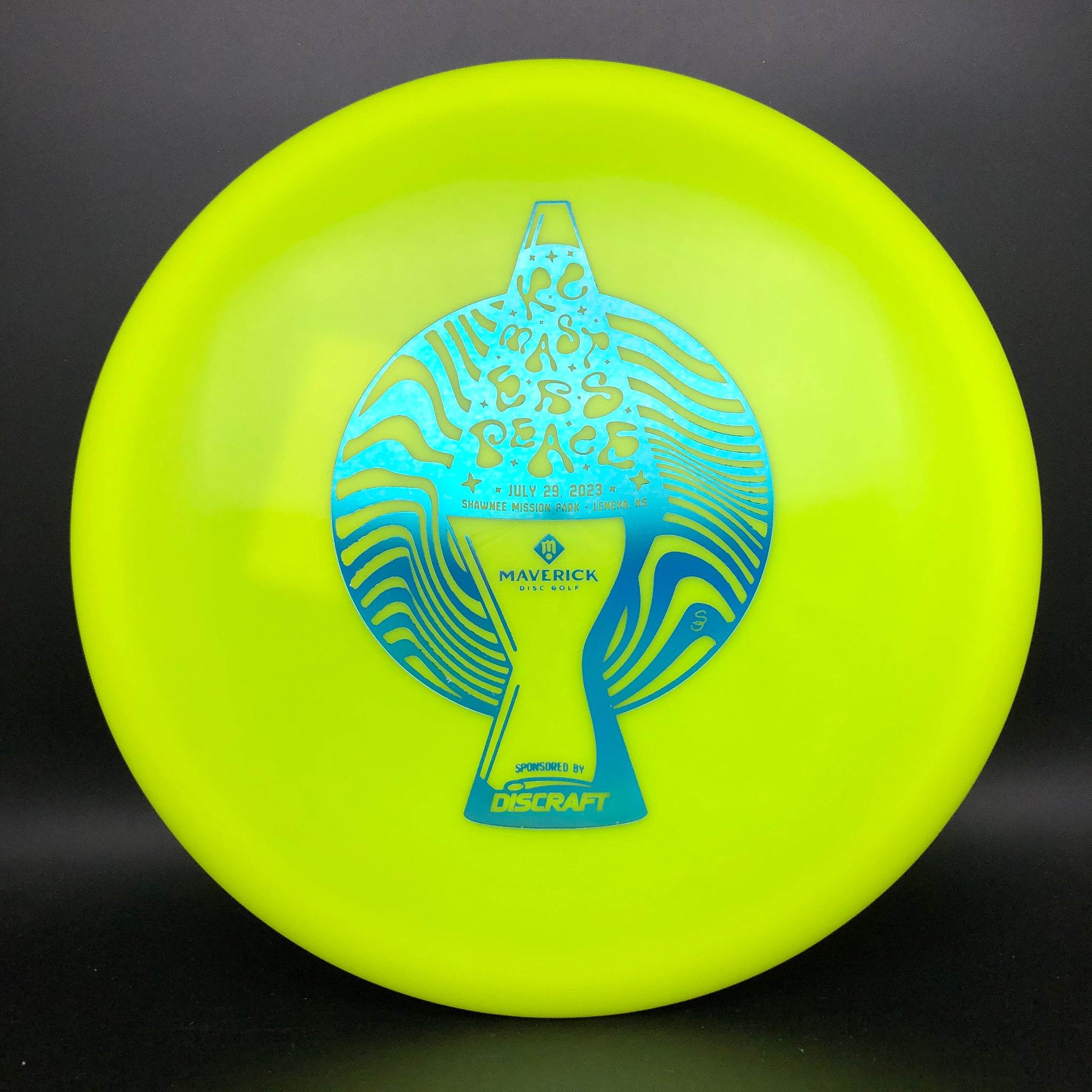 Discraft ESP Glo Buzzz - KC Masters Peace lava lamp – Maverick Disc Golf